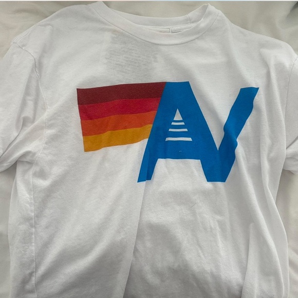 Aviator Nation | Tops | Aviator Nation Av Logo Boyfriend Tshirt | Poshmark